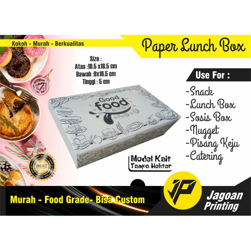 Jual Dus Kemasan Makanan cetak Custom | Shopee Indonesia