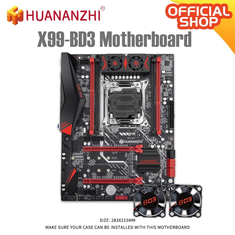 Jual PREORDER HUANANZHI X99 BD3 V1.1 X99 Motherboard Intel X99 LGA 2011-3 All Series DDR3 ...