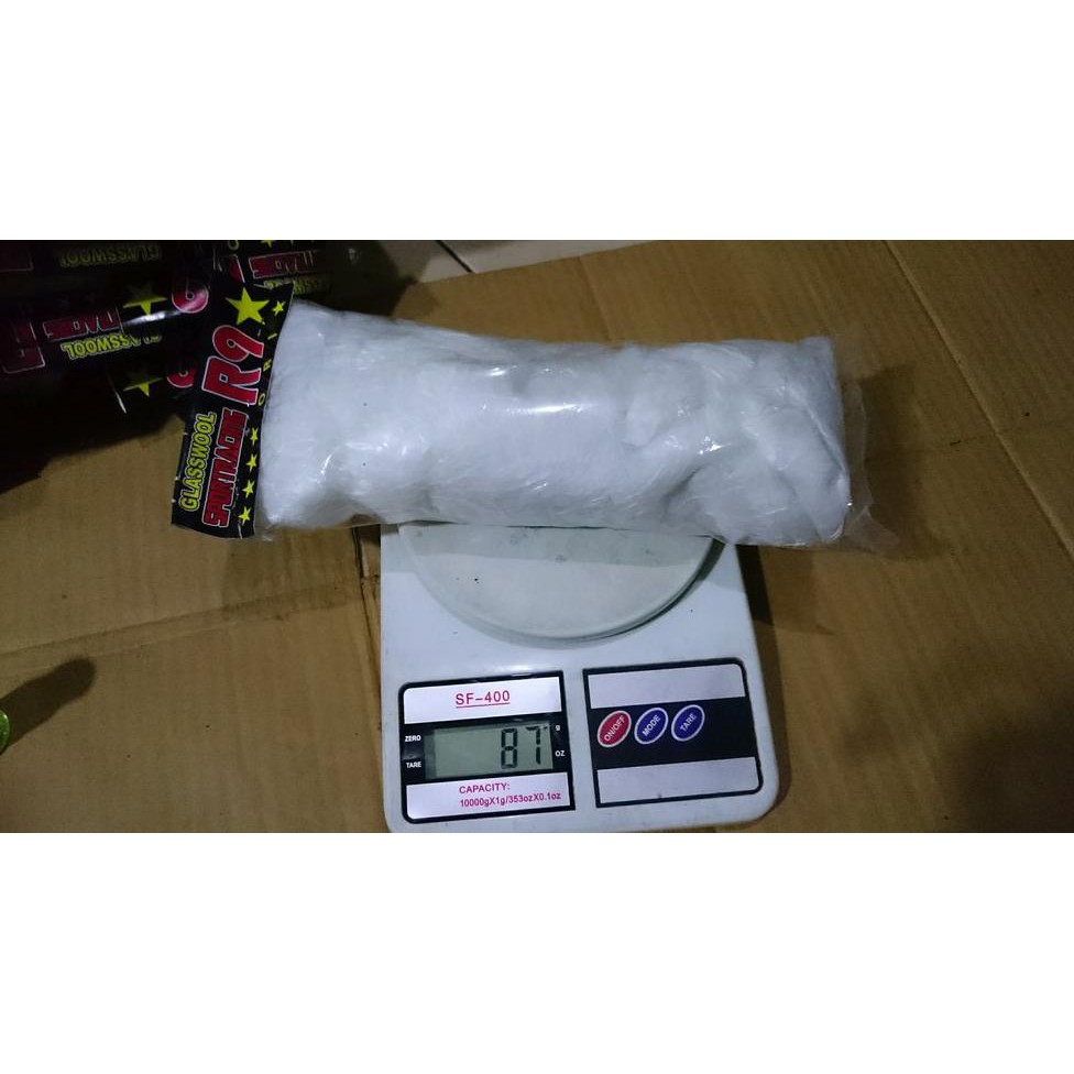 Jual GAS POL / GASPUL / GLASSWOOL / GASPOL SARINGAN KNALPOT PUTIH TEBAL ...