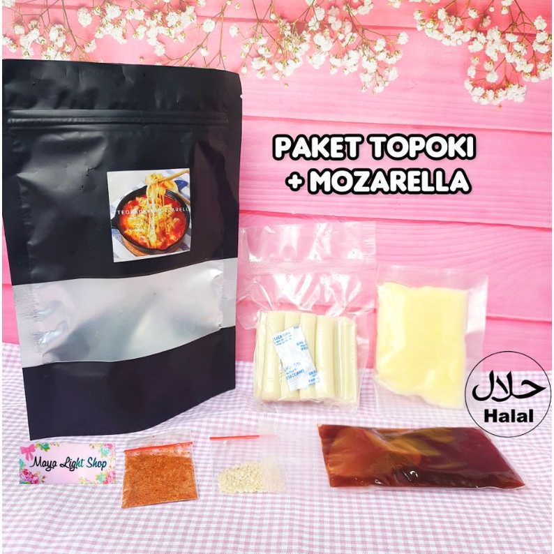 Jual Paket topokki topoki odeng mozarella saus gochujang toppoki cheese ...