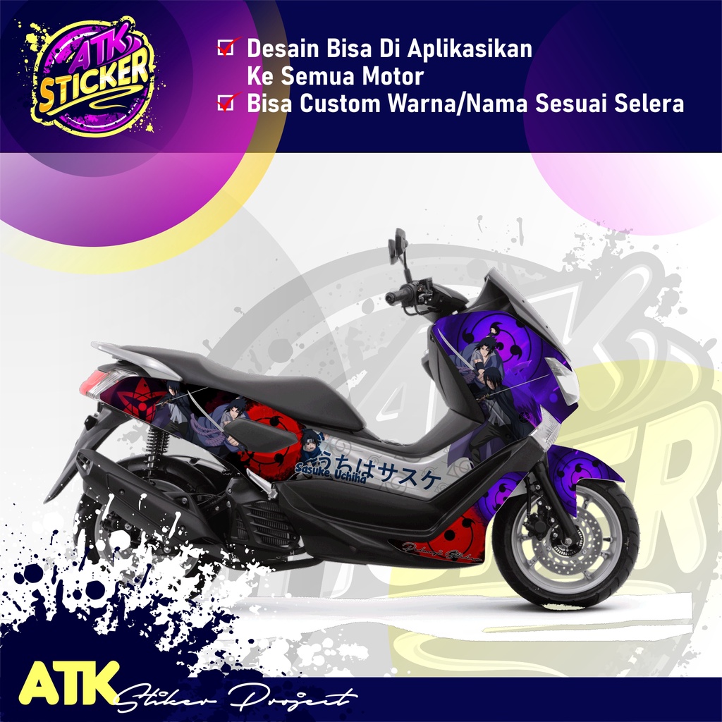 Jual Decal NMAX Anime (Bisa Request nama / anime sesuai anime yang ...