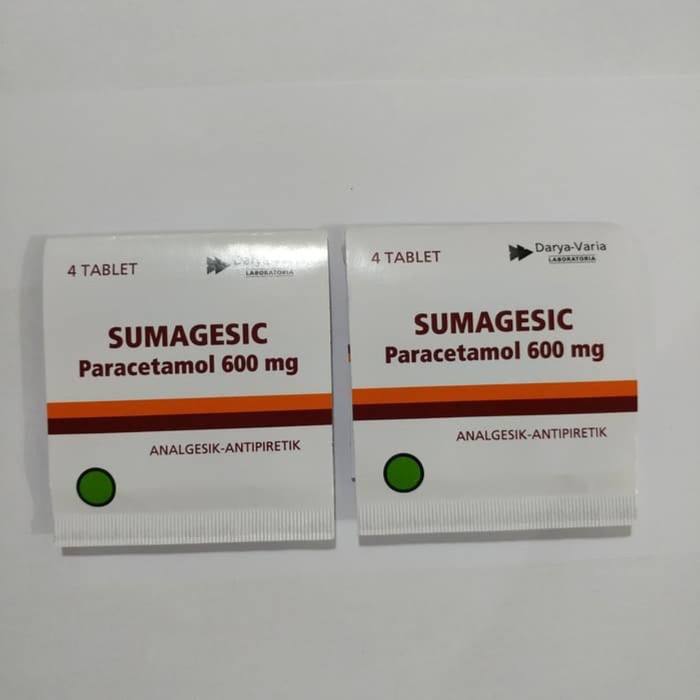 Jual SUMAGESIC / PARACETAMOL 600 MG / 4 TABLET | Shopee Indonesia