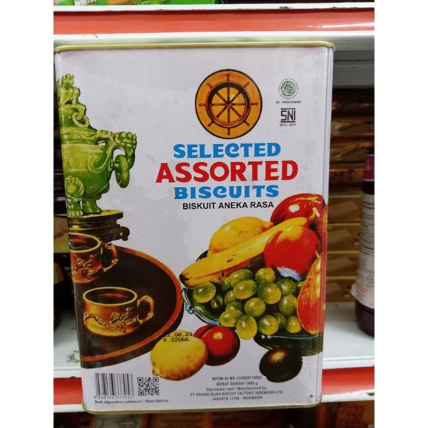 Jual BISKUIT KHONG GUAN KALENG PUTIH ASSORTED/BISKUIT JADUL/MAKANAN ...