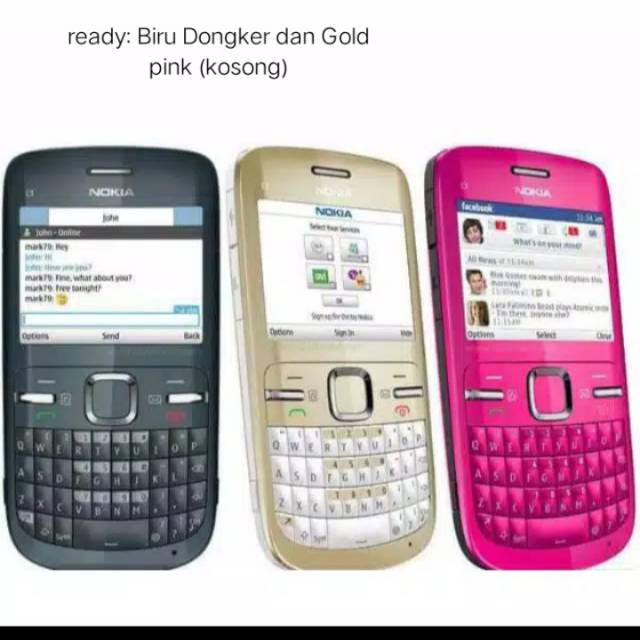 Jual Handphone Jadul Nokia C3 Qwerty Satu Sim Kamera Internet | Shopee ...