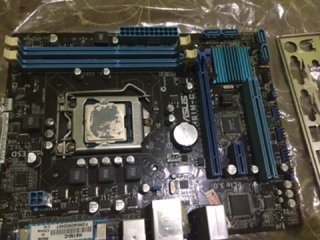 Jual Mainboard Motherboard H61 Asus H61M-C With intel g630 | Shopee ...