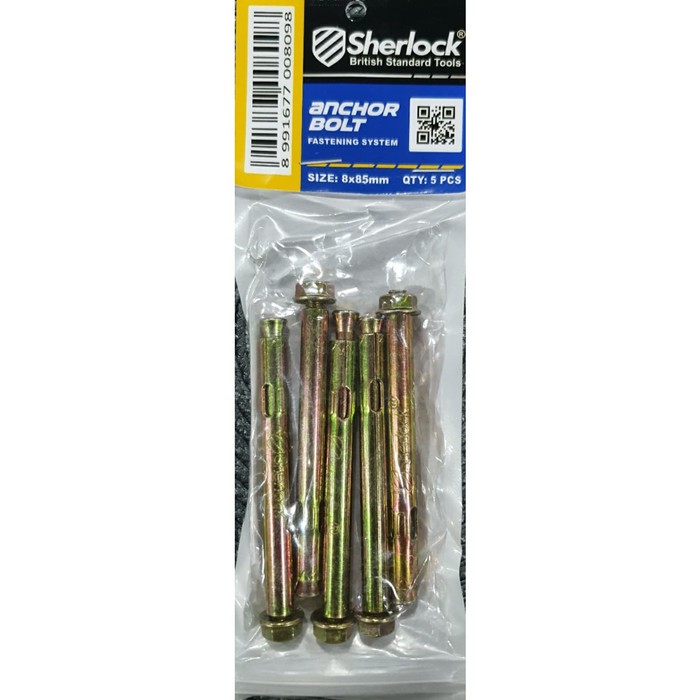 Jual DYNABOLT ANCHOR BOLT SHERLOCK 8X85MM | Shopee Indonesia