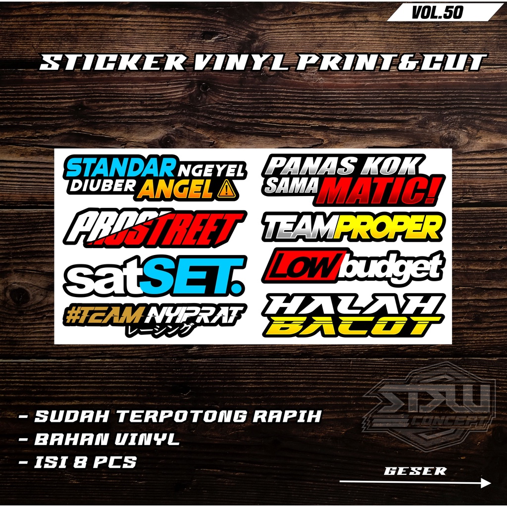 Jual Sticker Print Stiker racing Pack stiker Motor | Shopee Indonesia