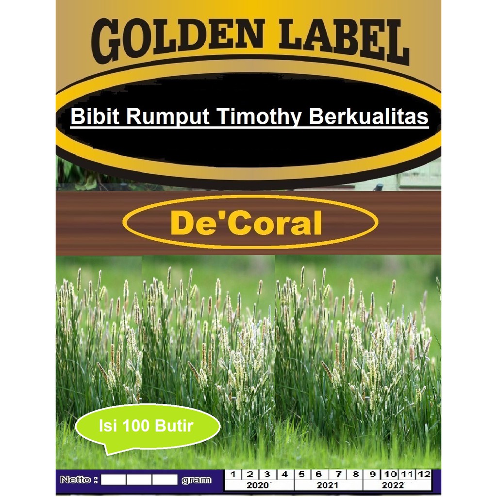 Jual Bibit Rumput Timothy Berkualitas | Benih Rumput Timothy | Shopee ...