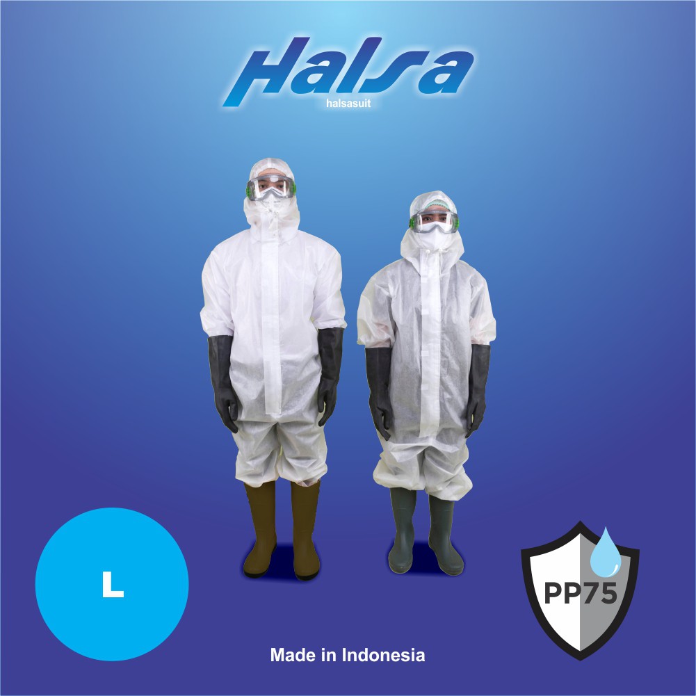 Jual Baju APD Medis | Size L | HAZMAT Suit | Medical PPE Coverall ...