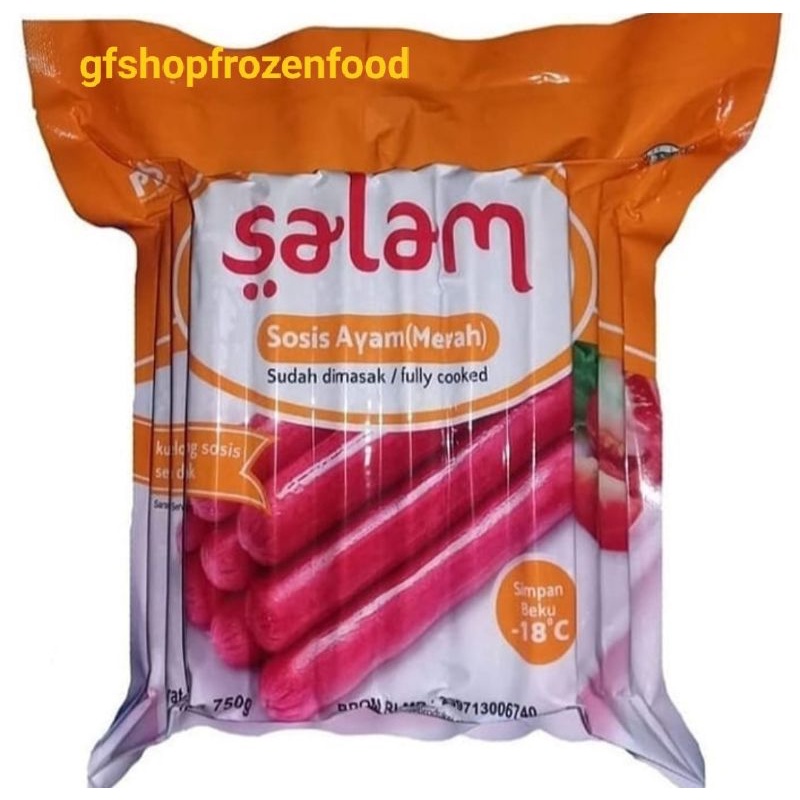 Jual Salam Sosis Merah Ayam 750g / Frozen Food | Shopee Indonesia