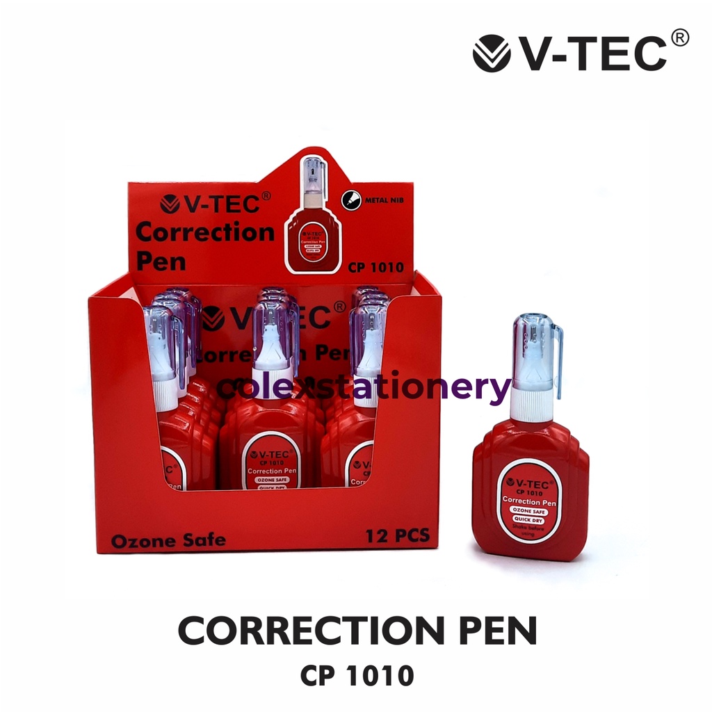 Jual Tip-ex Cair / correction cair 8ml-10ml Vtec | Shopee Indonesia
