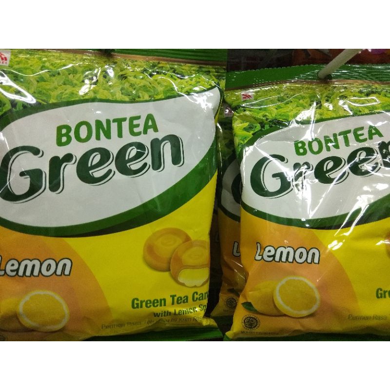 Jual Permen Bontea Greentea Lemon/Apel/Original 135 gram | Shopee Indonesia