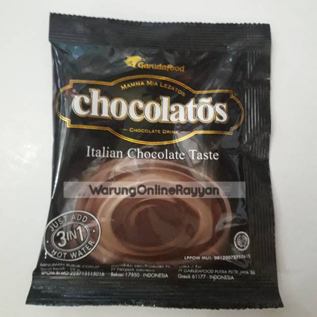 Jual Chocololatos drink minuman coklat instan sachet | Shopee Indonesia