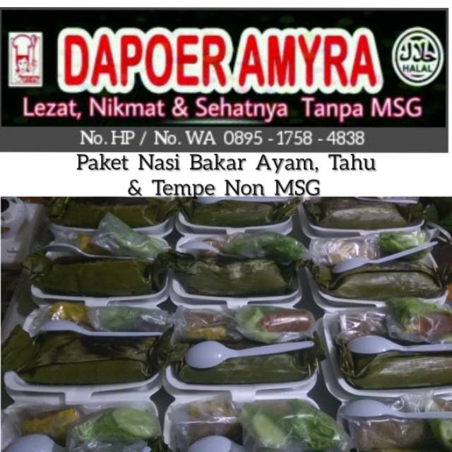 Jual Paket BOX "Nasi Bakar Ayam Jamur, Tahu & Tempe" Non MSG PO 2 Hari. Minimal 10 Paket ...