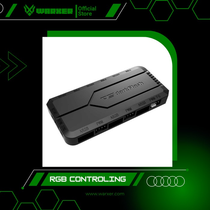 Jual aigo darkFlash RC2 - 6 Port ARGB & PWM Fan Controller | Shopee ...