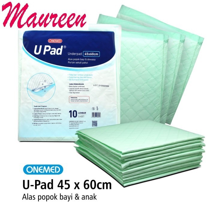 Jual [ COD] Underpad Onemed Pad 45 x 60 cm Upad Perlak One Med isi ...