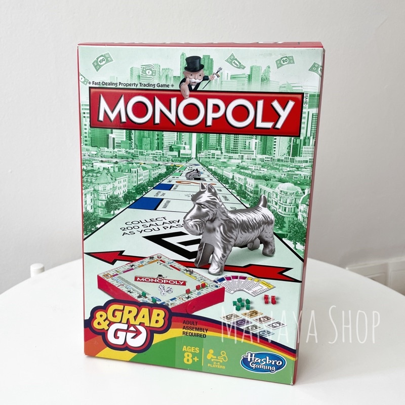 Jual Hasbro Monopoly Grab & Go / Board Game / Learning Game | Shopee ...