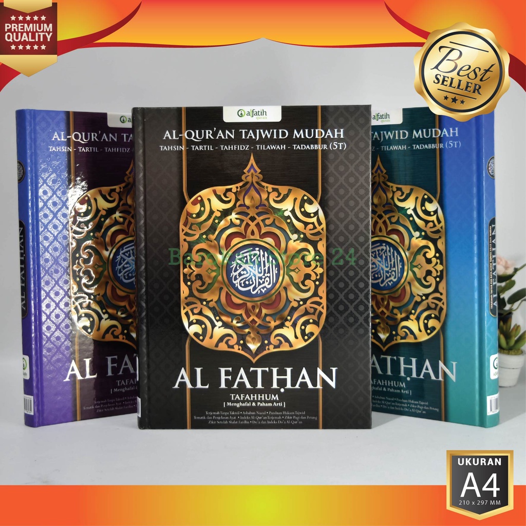 Jual Al Quran Al Fathan A4 Tafahhum Terjemah Tajwid Warna Al Fathan ...