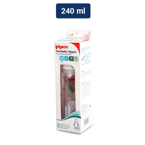 Jual Pigeon Botol Susu Peristaltic Nipple Angka 6 240 mL | Shopee Indonesia