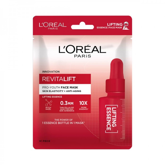 Jual Produk Unggulan Loreal Revitalift Face Mask (Sheet Mask) Murah ...