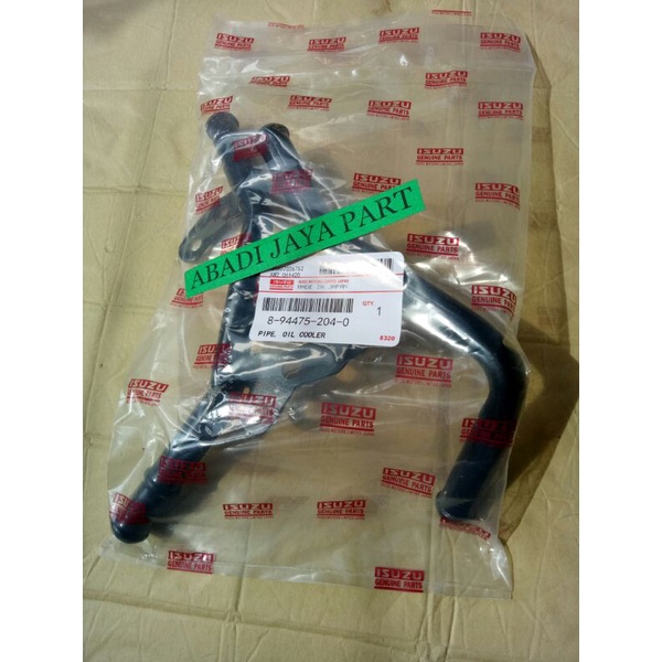 Jual 8-94475-204-0 tube pipe pipa oil oli cooler isuzu panther 2.5 2 ...
