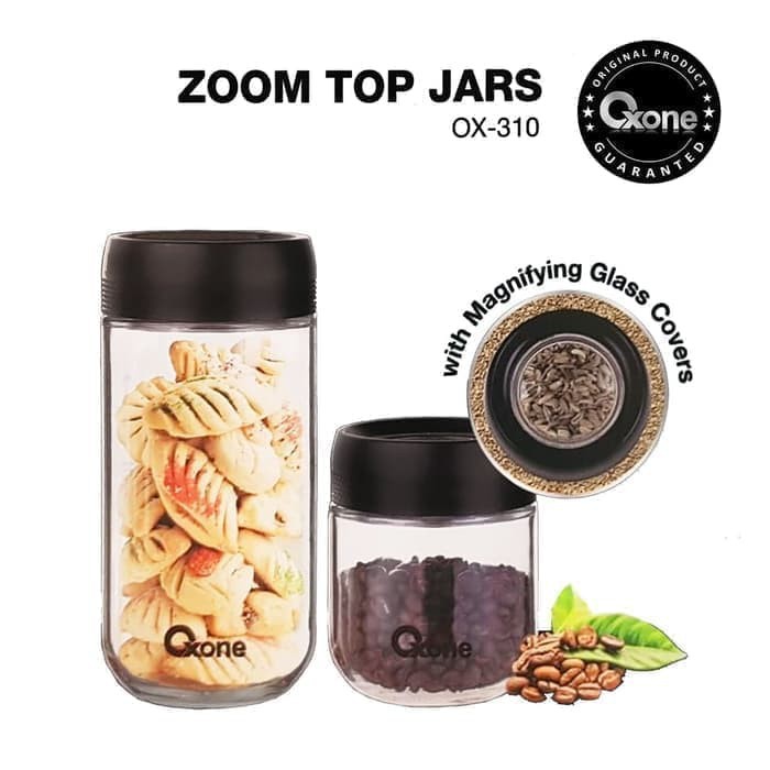 Jual Oxone Ox-310 Zoom Top Jars Toples kaca Toples Serbaguna | Shopee ...