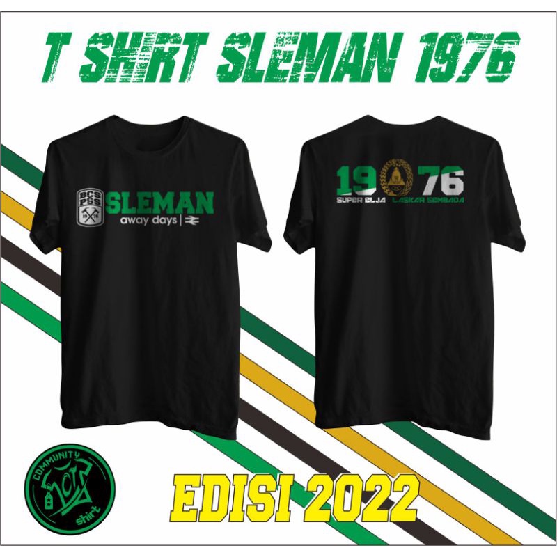 Jual Kaos Sleman 1976 PSS x Bcs Edisi Terbaru 2022 Bonus Stiker ...