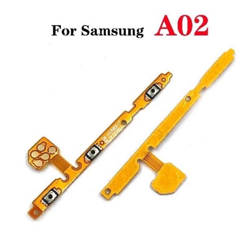 Jual FLEXIBLE FLEKSIBEL TOMBOL ON OFF POWER VOLUME SAMSUNG GALAXY A02 A022F ORIGINAL | Shopee ...