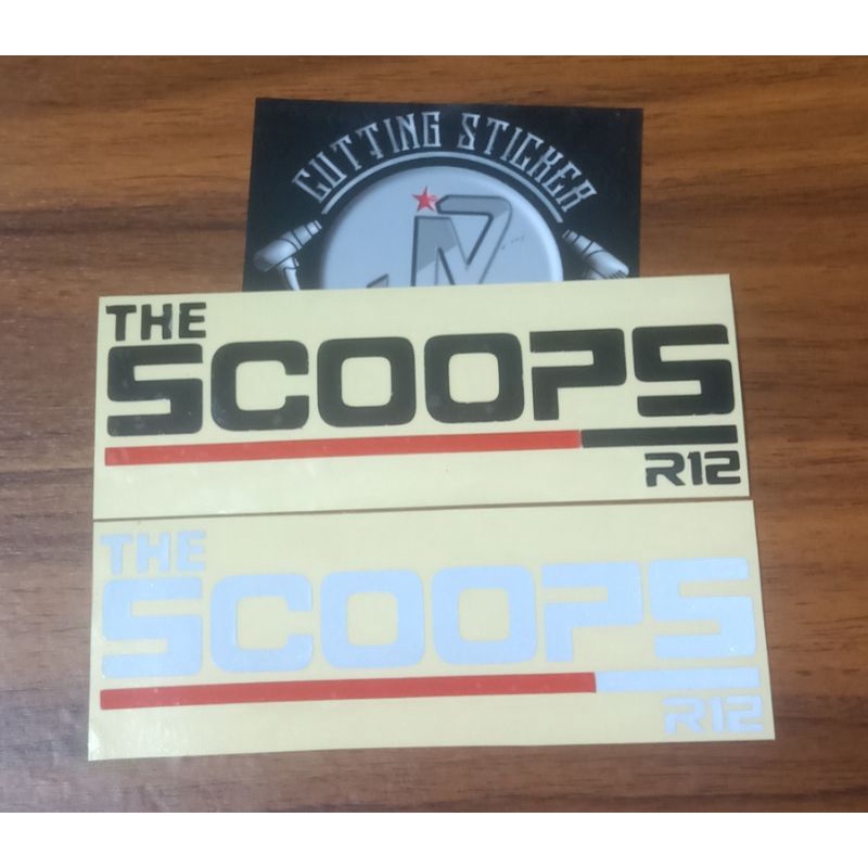 Jual sticker the Scoops R12 cutting sticker scoopy | Shopee Indonesia
