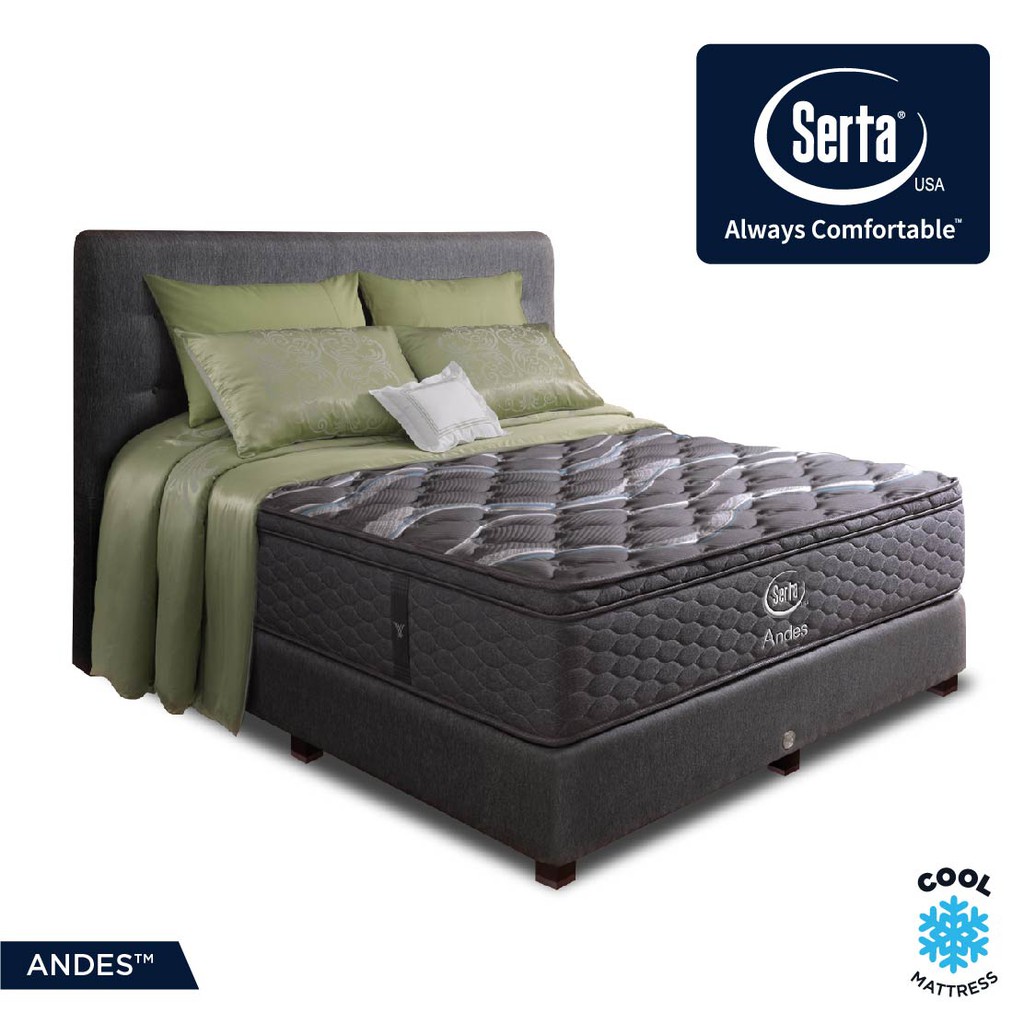 Jual Serta Spring Bed Andes (Mattress Only) | Shopee Indonesia