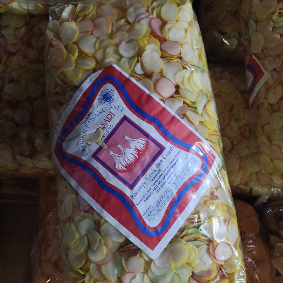 Jual 1 Ball Kerupuk Bawang Asli Primasari 5 KG | Shopee Indonesia