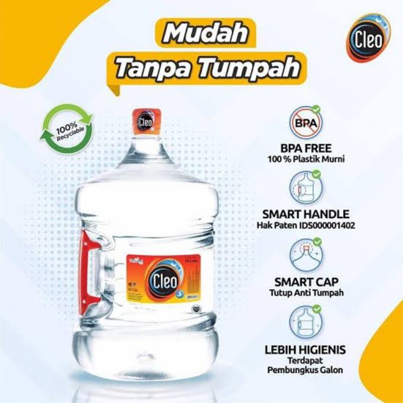 Jual Cleo galon 19 liter | Shopee Indonesia