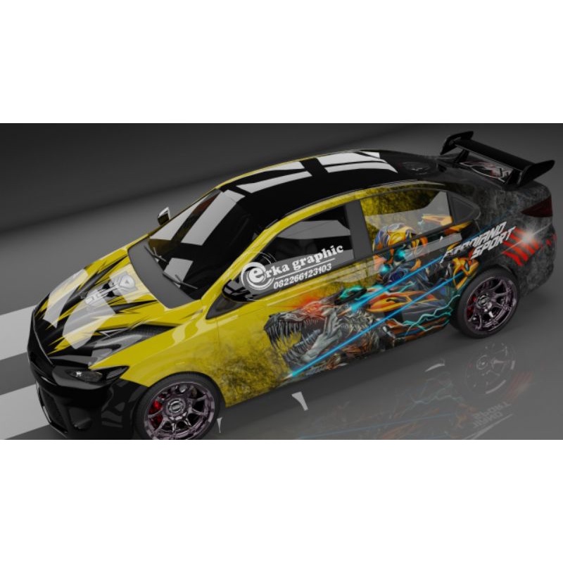 Jual Decal toyota vios// premium full body // transform// custom ...