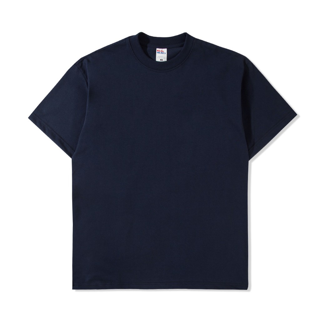 Jual Real Heavy - Basic Tshirt Navy | Shopee Indonesia