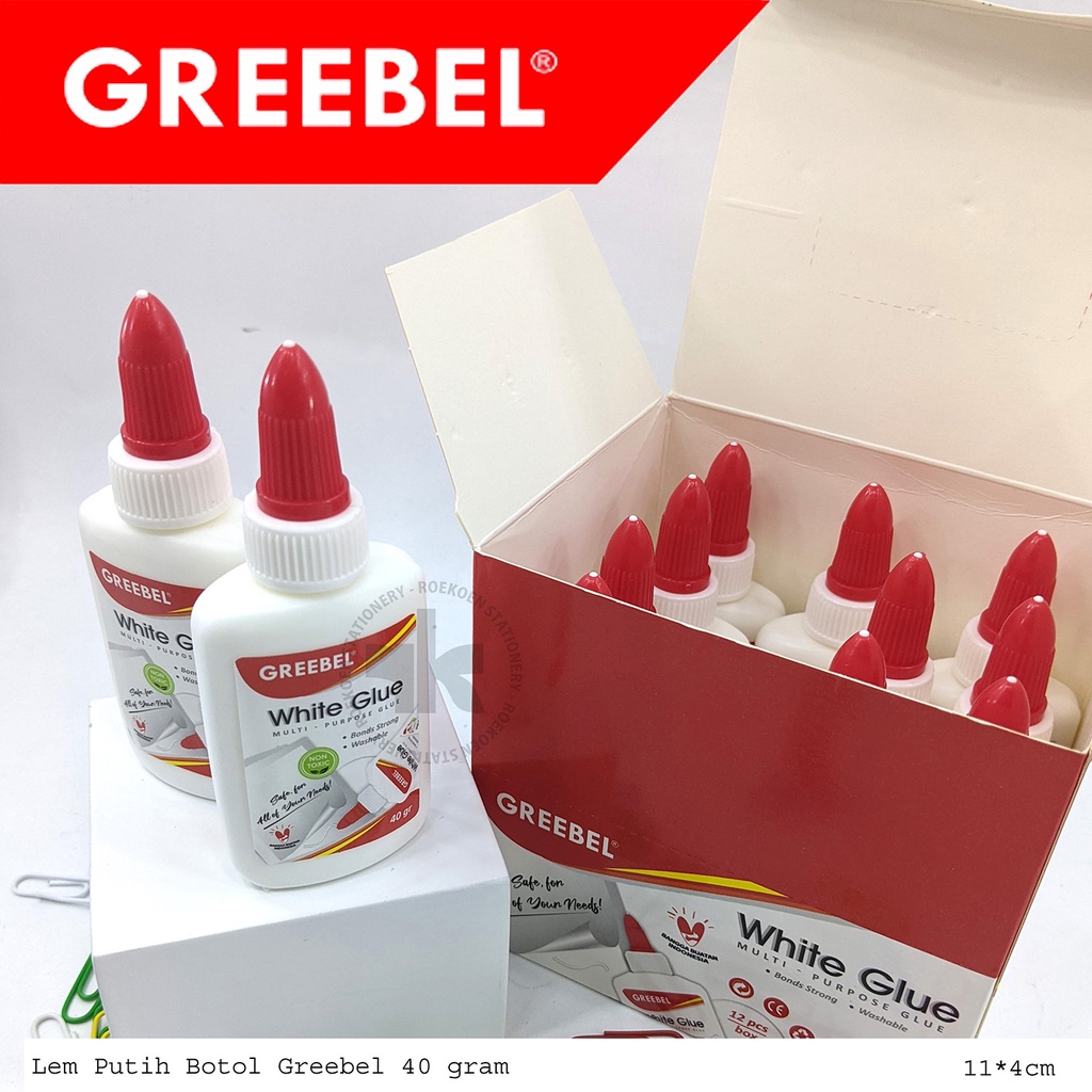 Jual Greebel Lem Putih PVAC Botol 40gr | Shopee Indonesia