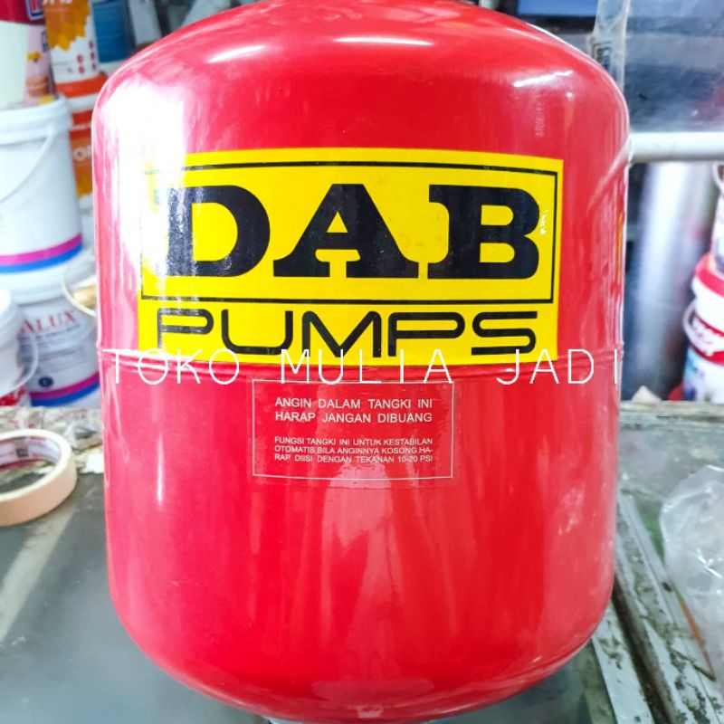 Jual Pressure tank DAB 19 liter / tabung tangki merah pompa air ...
