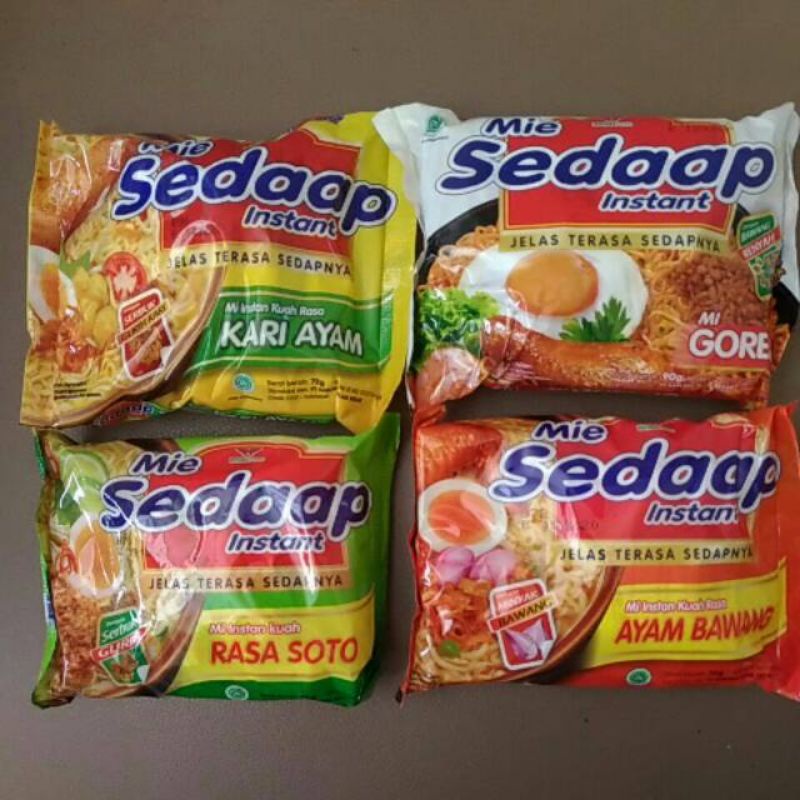 Jual mie instan sedaap goreng /kuah tersedia varian rasa | Shopee Indonesia