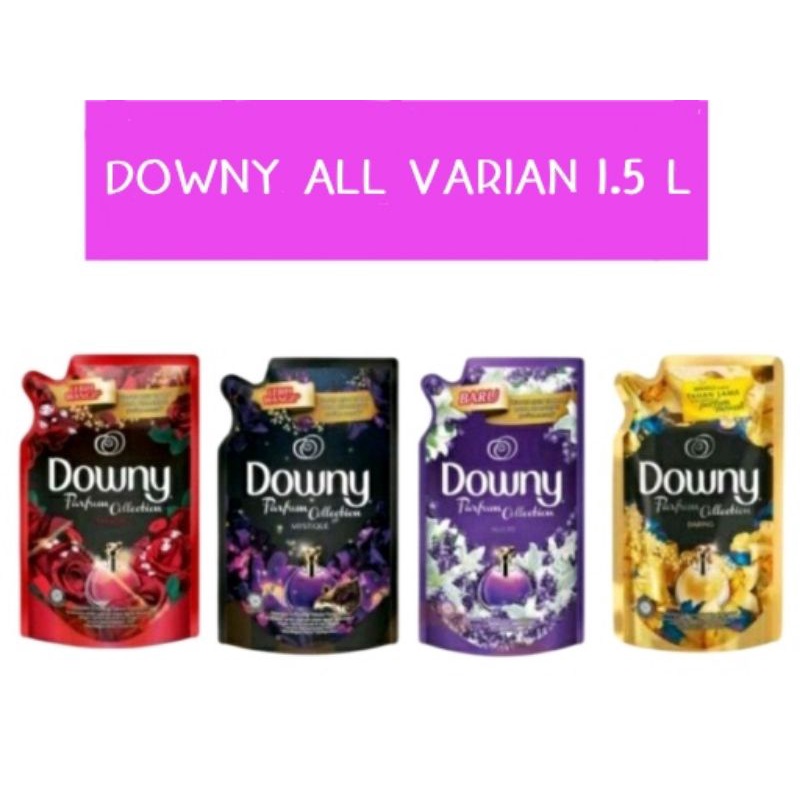 Jual Downy Parfum Collection Pewangi Dan Pelembut Pakian 1.5 liter | Shopee Indonesia