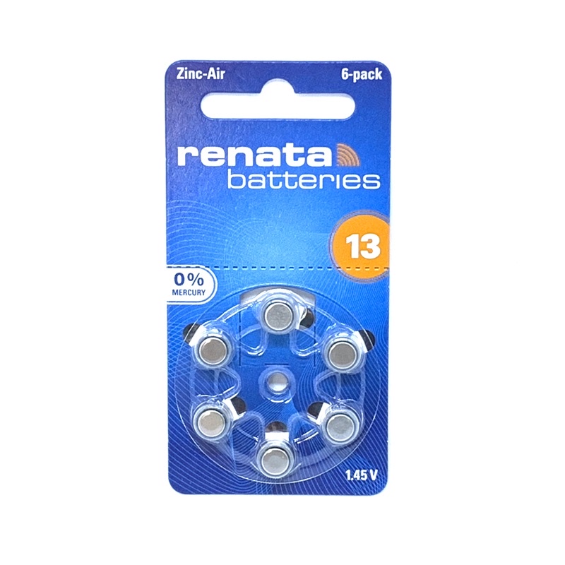 Jual BATERAI RENATA 13 ORIGINAL ZA13 PR48 AG5 LR754 BATRAI ALAT BANTU DENGAR HEARING AID BATTERY ...