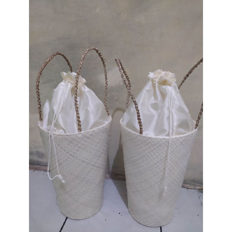 Jual Tas Ember Tinggi 25 cm // keranjang makanan Toples 4 toples ...