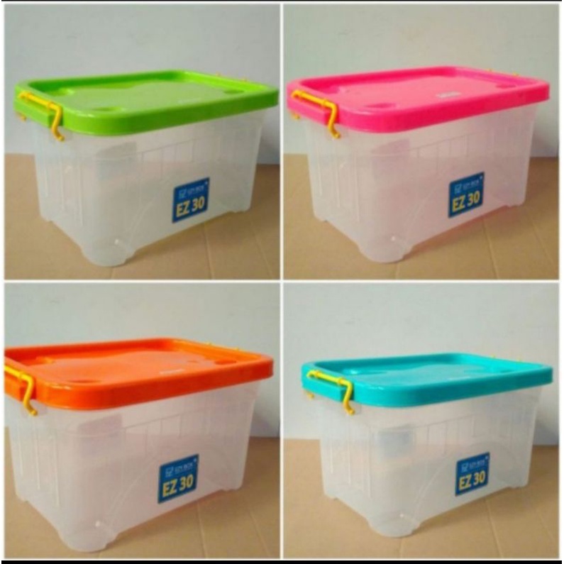 Jual Box Ezy 30 liter Biggy/ Container Box 30 liter Ezy Biggy/ Box Plastik Kotak Ezy ( Gojek ...