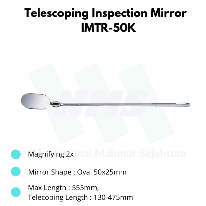 Jual Telescoping Magnifying Inspection Mirror IMTR-50K | Shopee Indonesia
