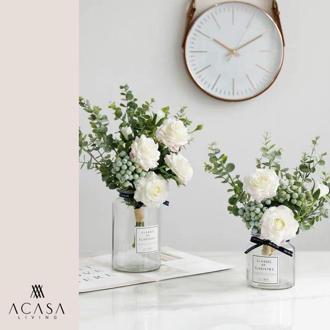 Jual AE57Z78 VAAS - DECORATIVE FLOWER GOLD VASE AESTHETIC VAS BUNGA ...