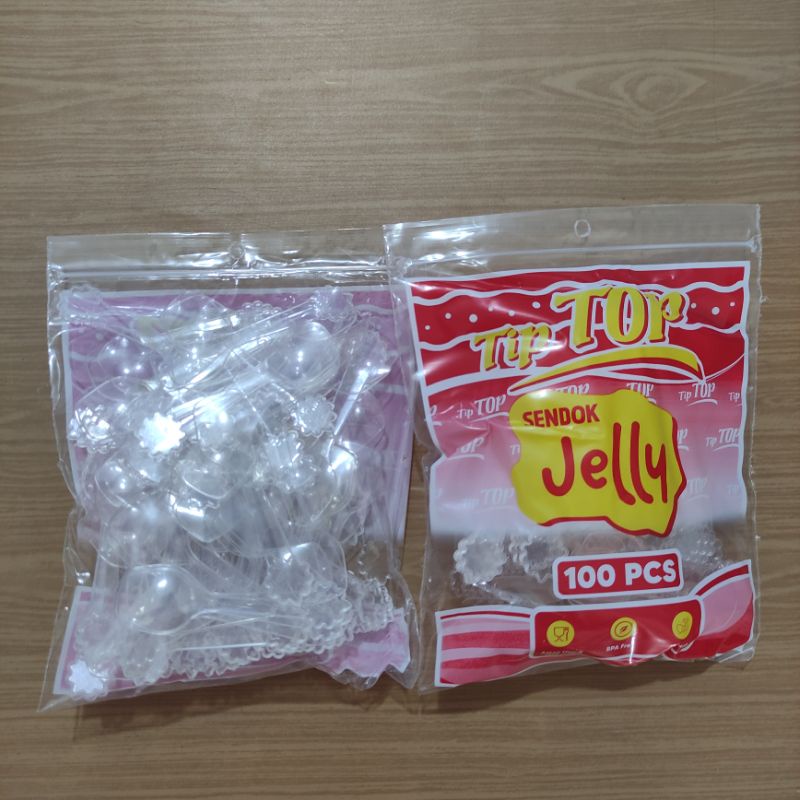 Jual Sendok Jelly Bening TipTop (1 Pak isi 100) | Shopee Indonesia
