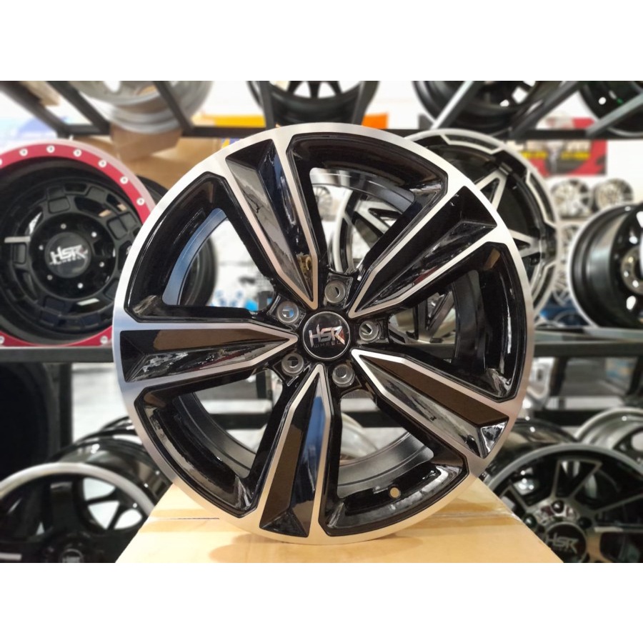 Jual Velg Racing Ring 18 Hsr Tsurugi Warna Black Polish Mobil Mercy ...