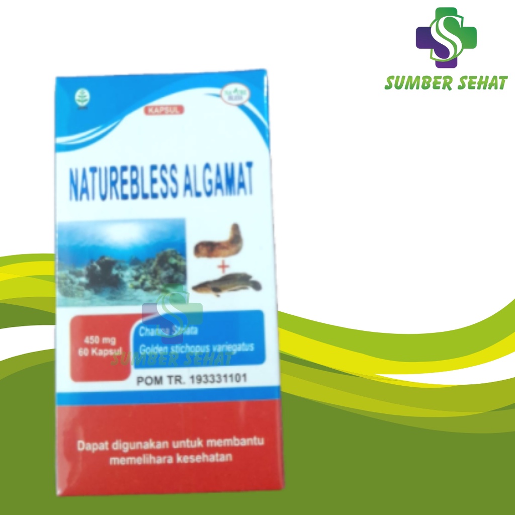 Jual NATUREBLESS ALGAMAT BOTOL 60 KAPSUL | Shopee Indonesia