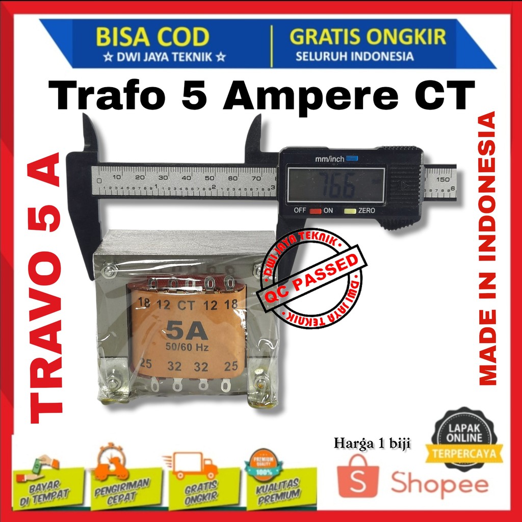 Jual Trafo Travo 5A CT Transformator | Shopee Indonesia
