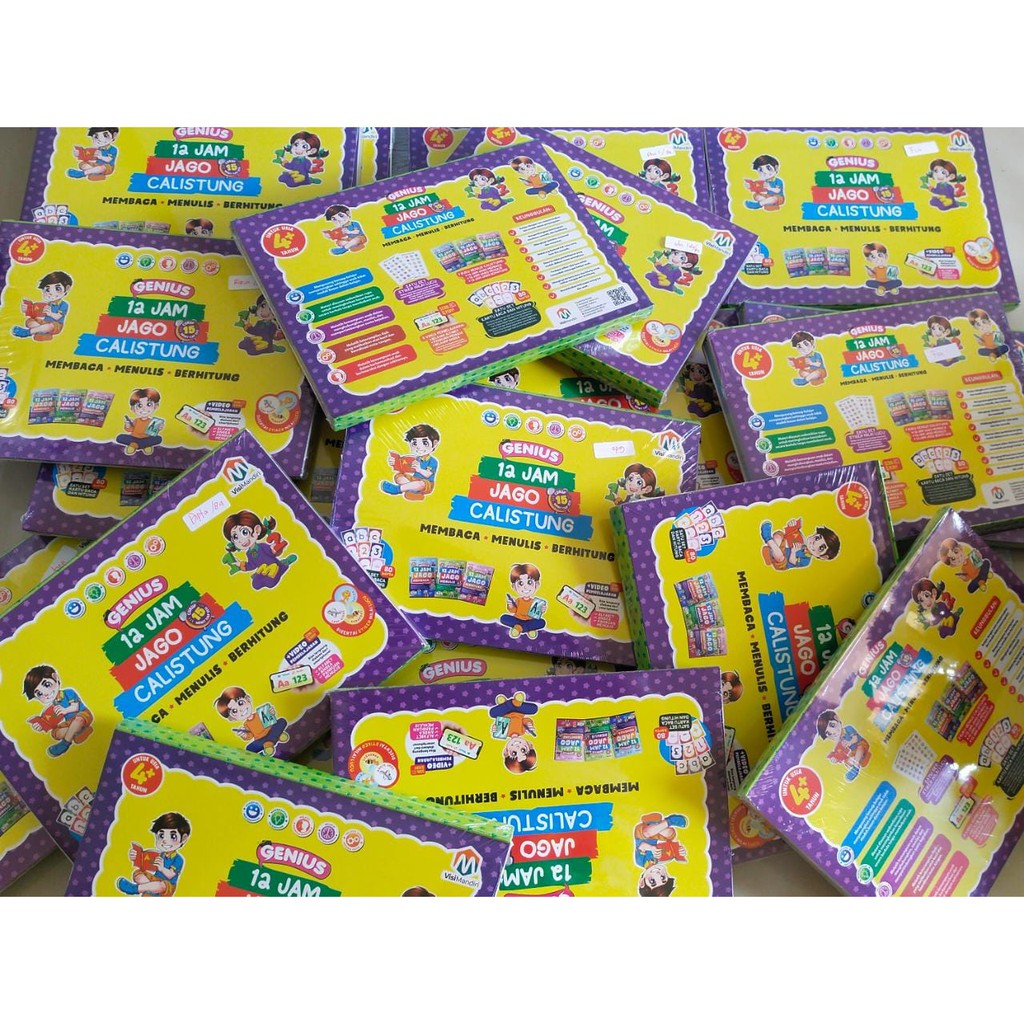 Jual Buku Anak belajar Membaca Menulis Berhitung Genius Jago Calistung ...