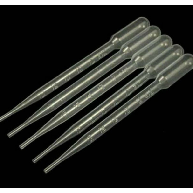Jual pipet tetes 3 ml dropper pipette 3 ml liquid sampler alat sedot 1 ...