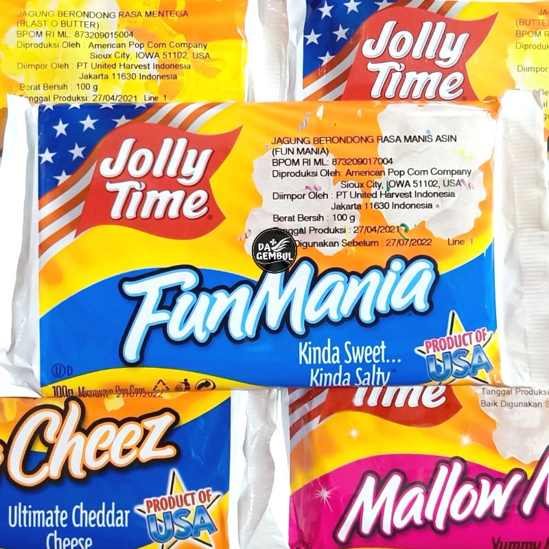 Jual Jolly Time Microwave Popcorn All Varian | Shopee Indonesia